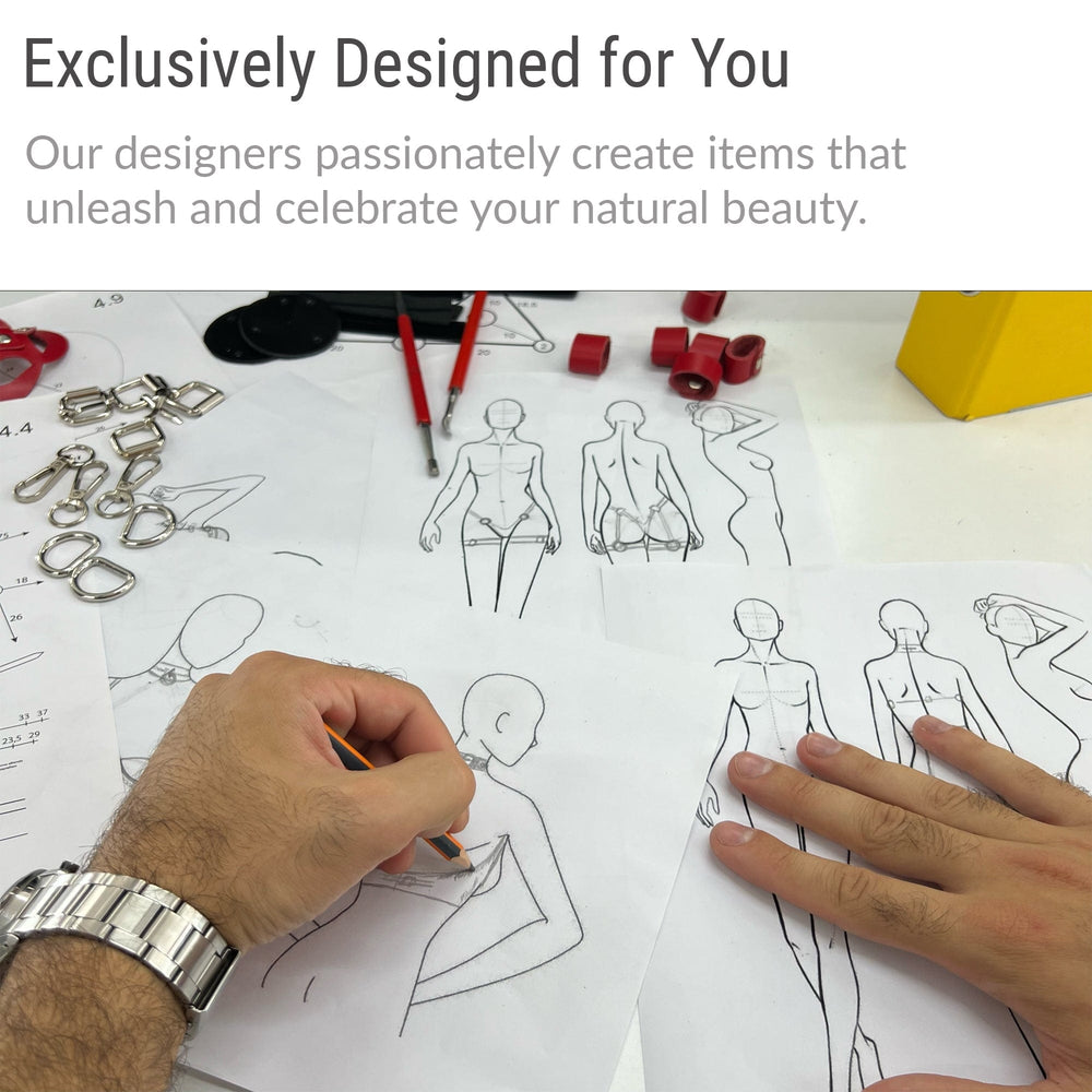 Luna Triangle Bra & Thong Set - Alluring Lingerie - DrHarness – Dr.Harness